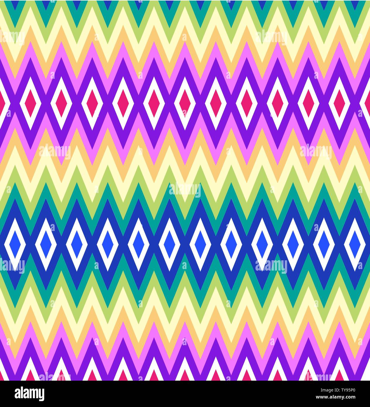 Seamless vector geometric rhombus color pattern background Stock Vector ...