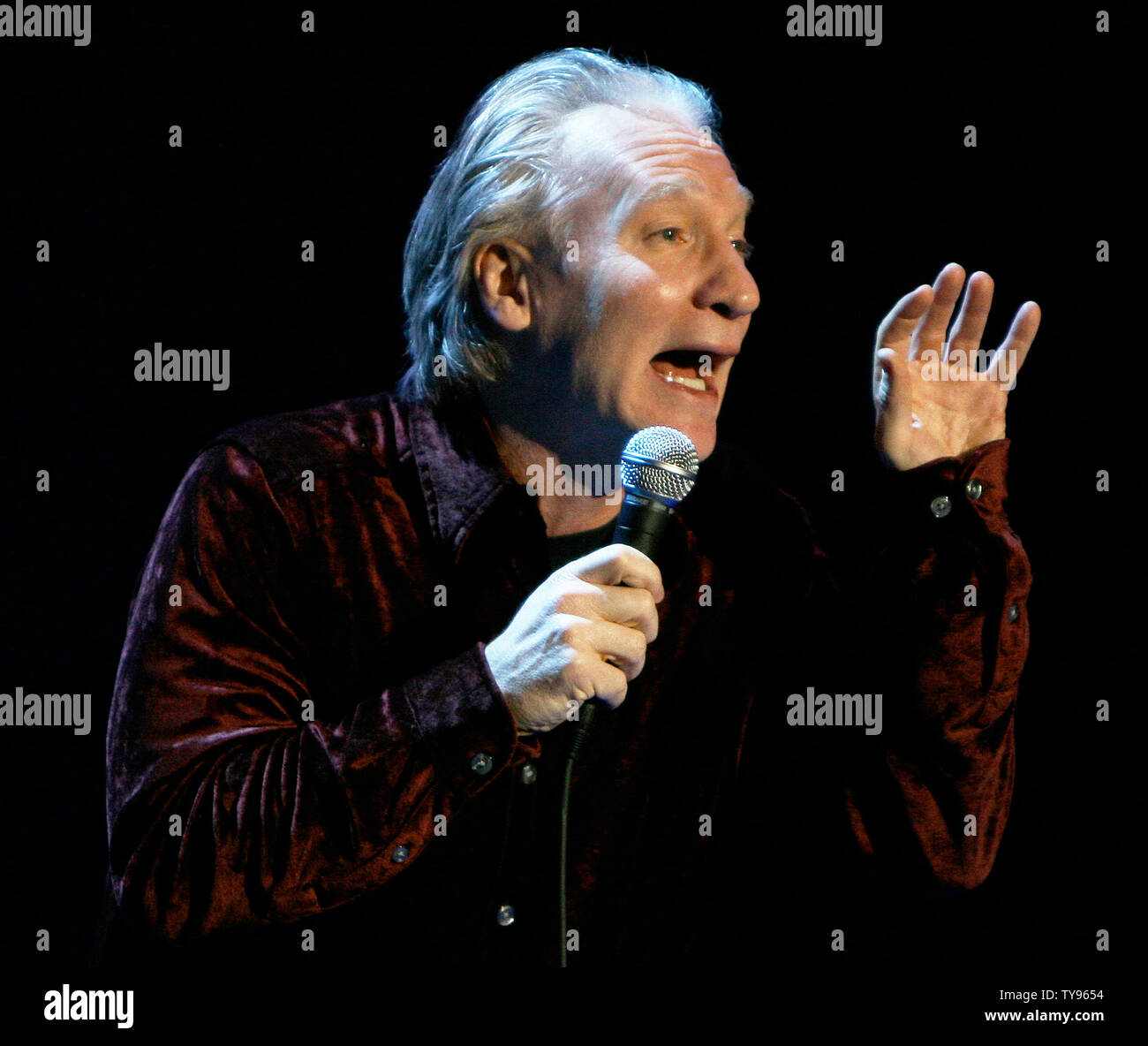Bill Maher appears at The Joint in the Hard Rock Cafe in Las Vegas on ...