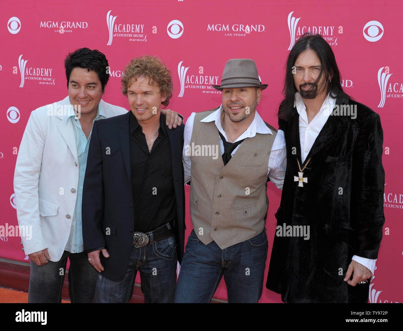 (L-R) Musians Wally Brandt, Buck Johnson, Seven Williams and Damon ...