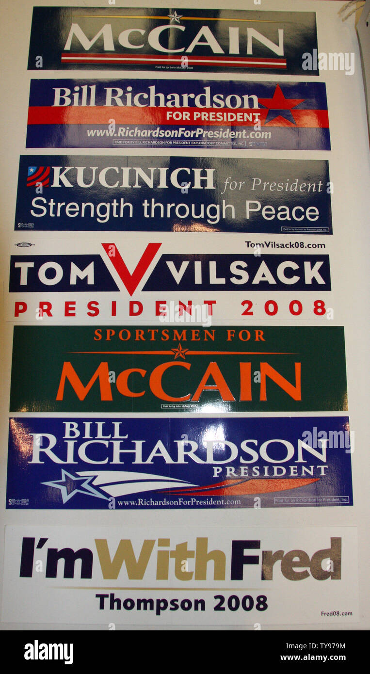 Political memorabilia collectors gather in Las Vegas on August 06, 2008 ...
