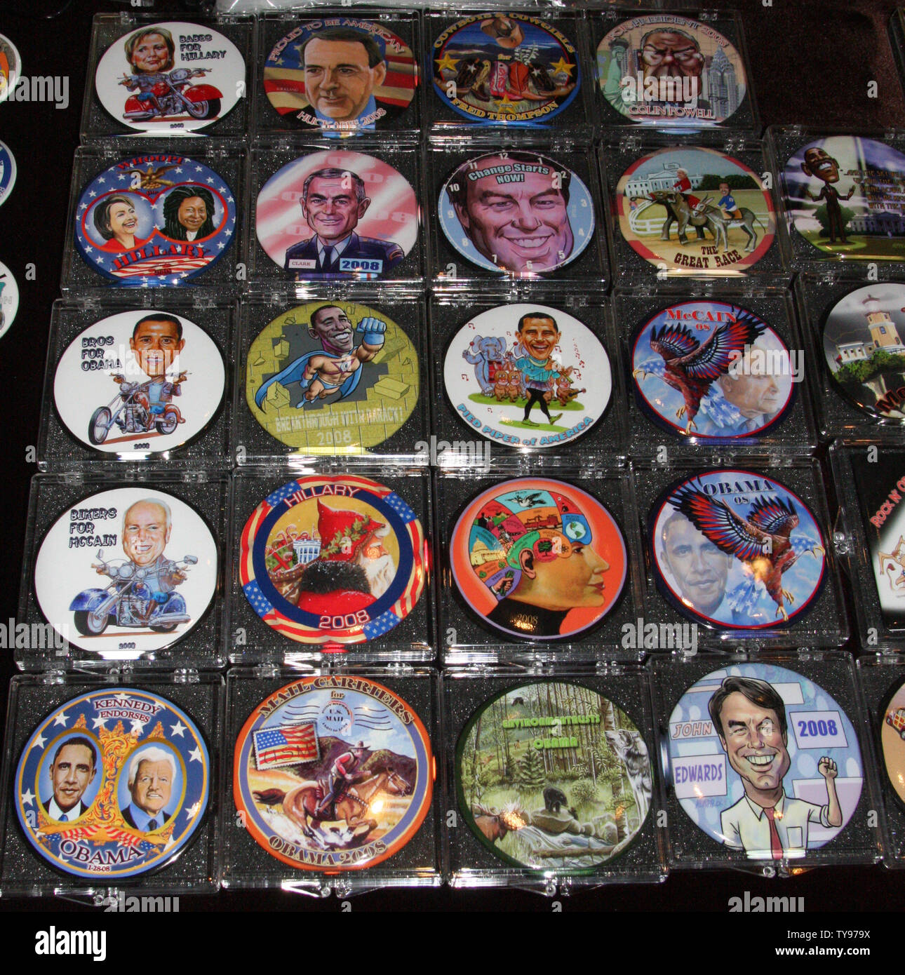 Political memorabilia collectors gather in Las Vegas on August 06, 2008 ...