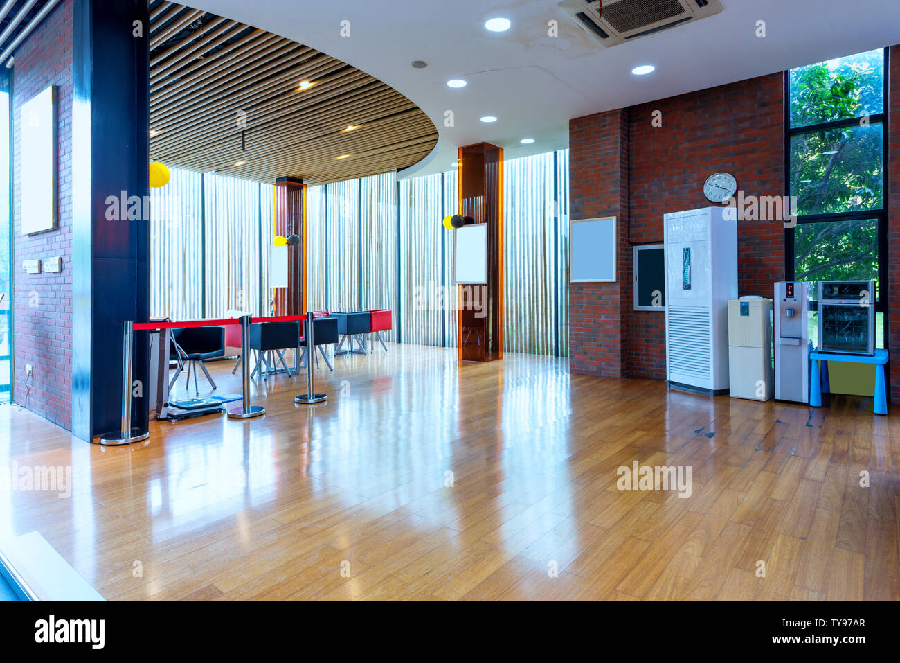 Interior of rest zone in modern photography Stock Photo - Alamy