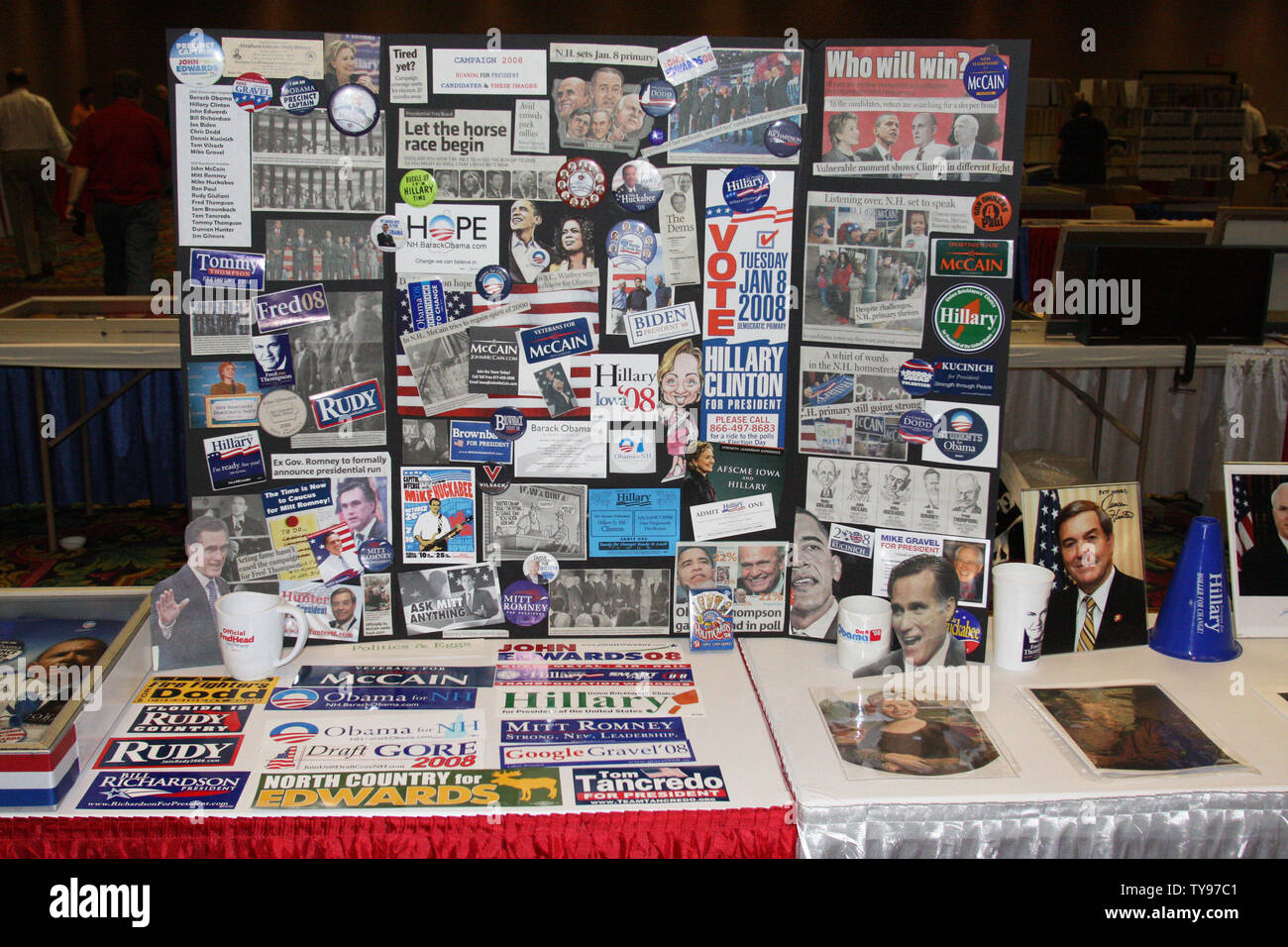 American political items collectors hi-res stock photography and images ...