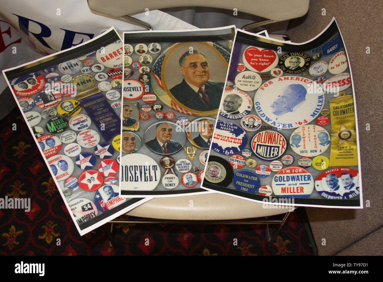 Political memorabilia collectors gather in Las Vegas on August 06, 2008 ...