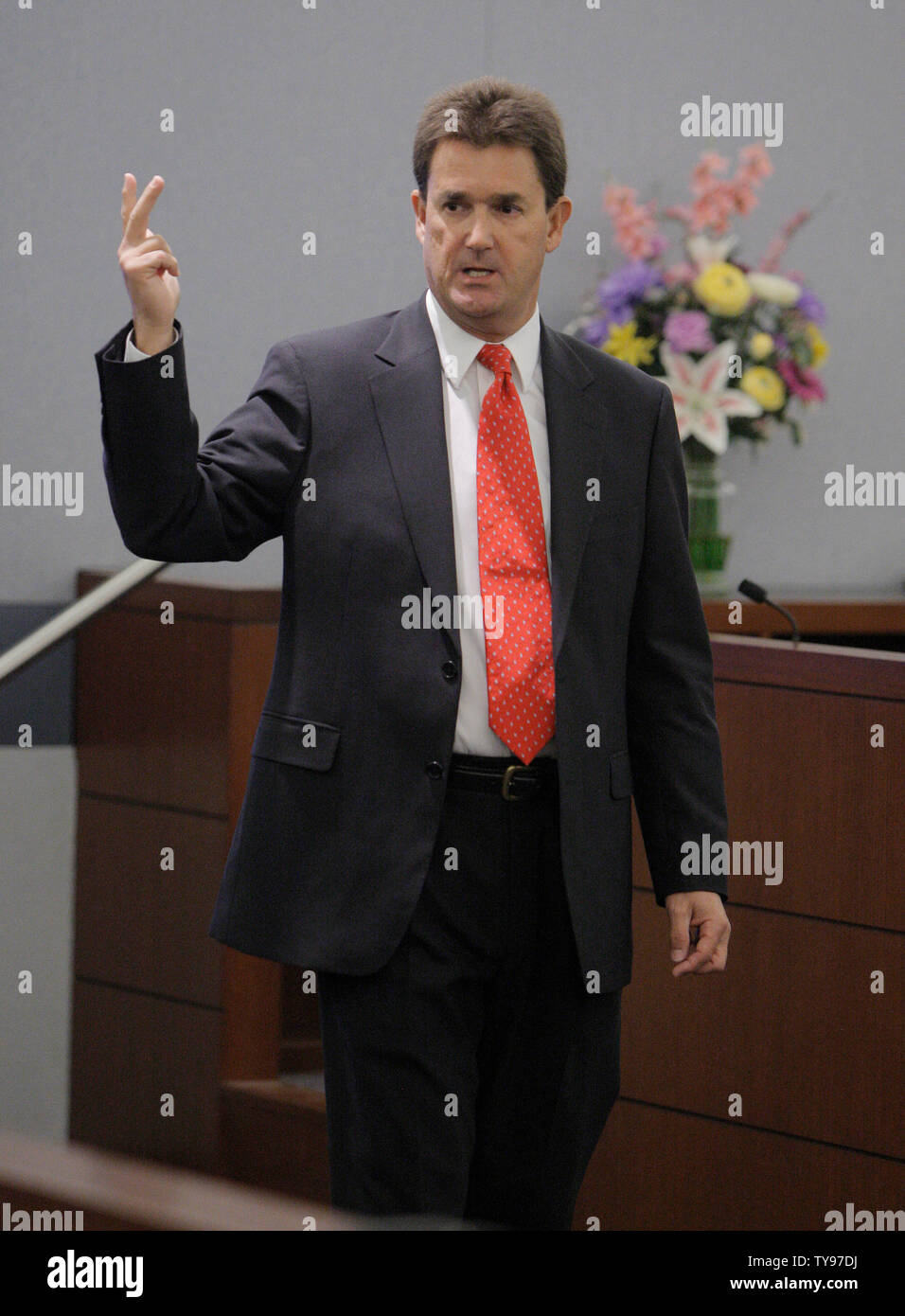 Defense attorney Yale Galanter appears in court on the opening day of ...