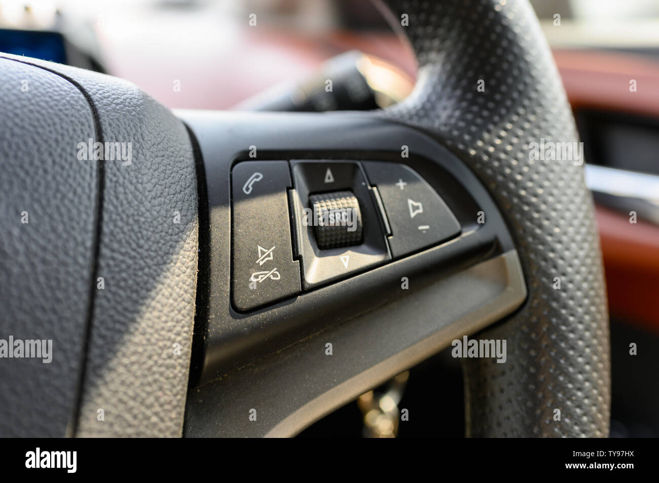 Steering wheel audio equipment hi-res stock photography and images - Alamy
