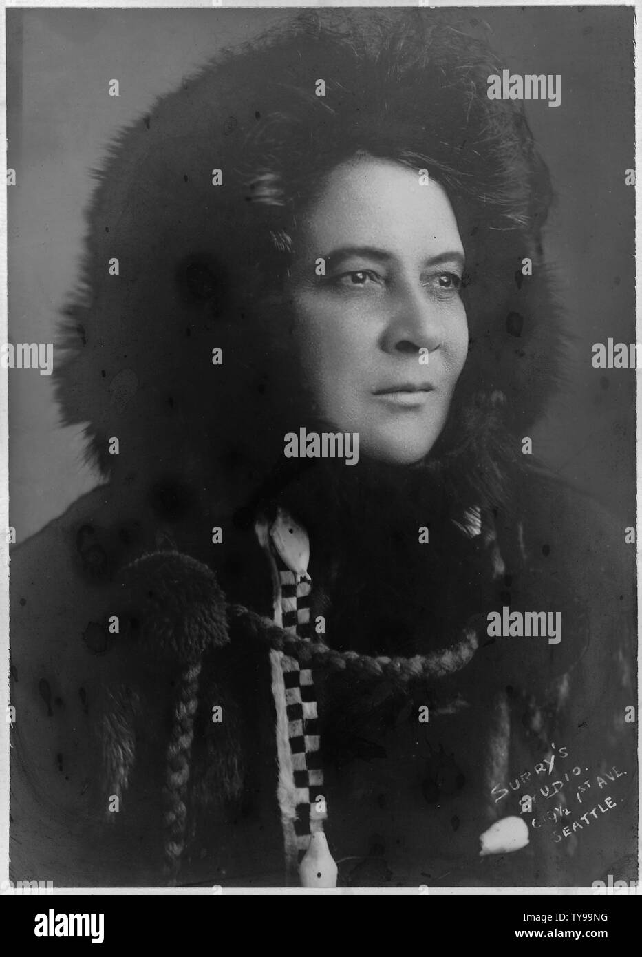 Mrs. Mary E. Hart.; Scope and content: Alaska lecturer and guide with ...