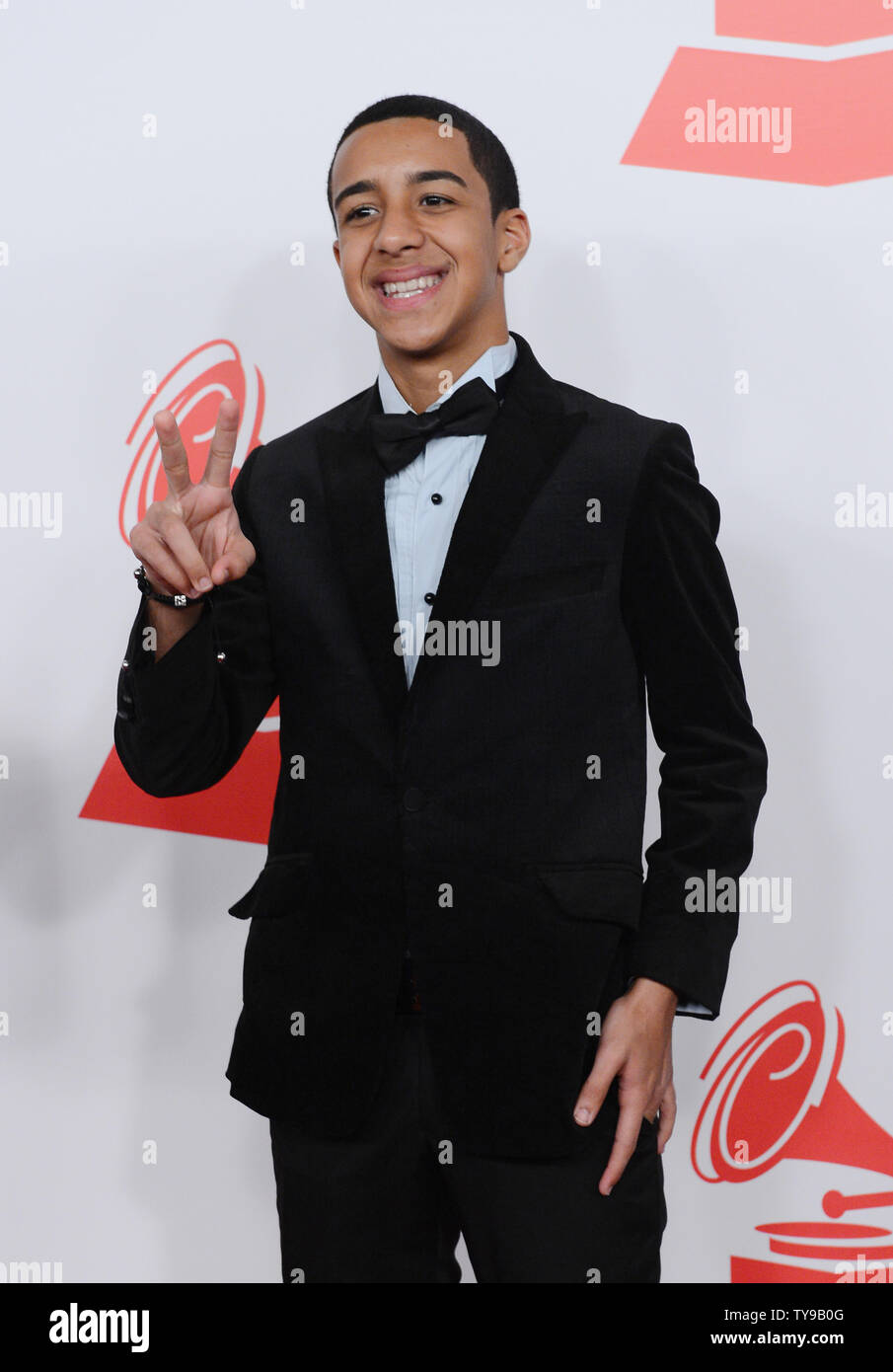 Singer Miguelito arrives for the Latin Recording Academy Person of the ...