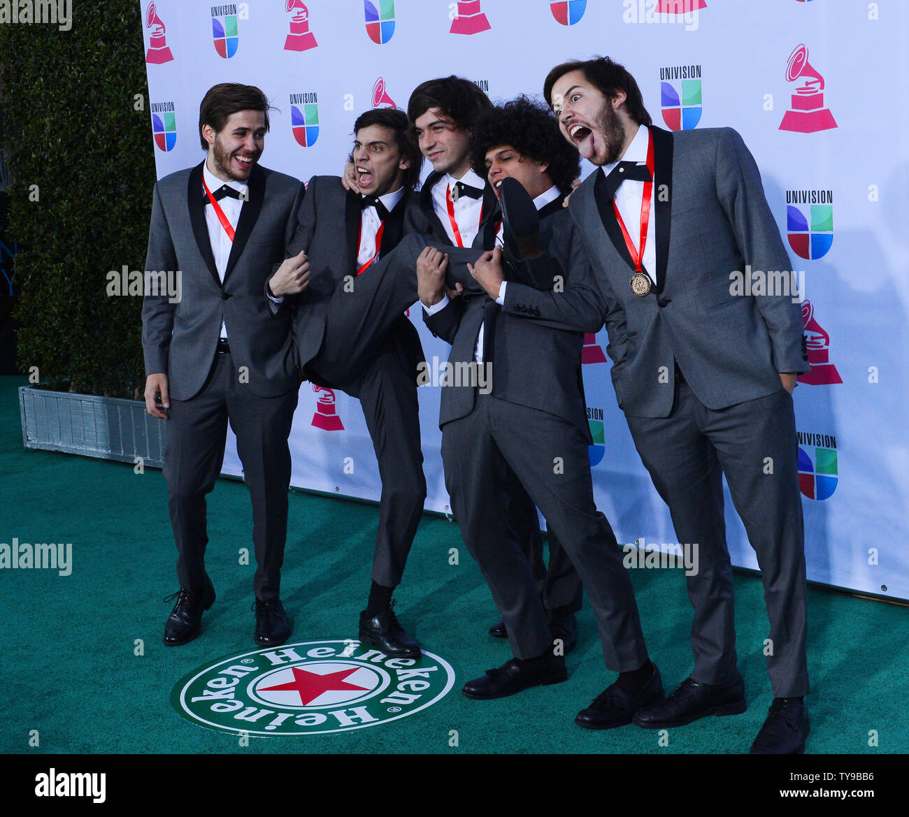 (L-R) Musicians Andres Sucre, Juan Ignacio Sucre, Carlos Sardi, Luis ...