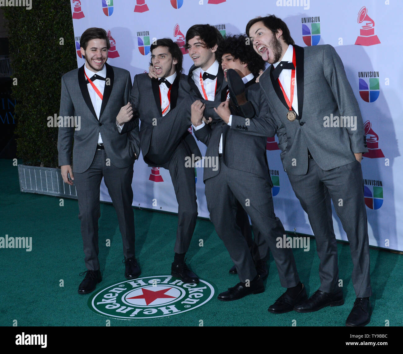 (L-R) Musicians Andres Sucre, Juan Ignacio Sucre, Carlos Sardi, Luis ...