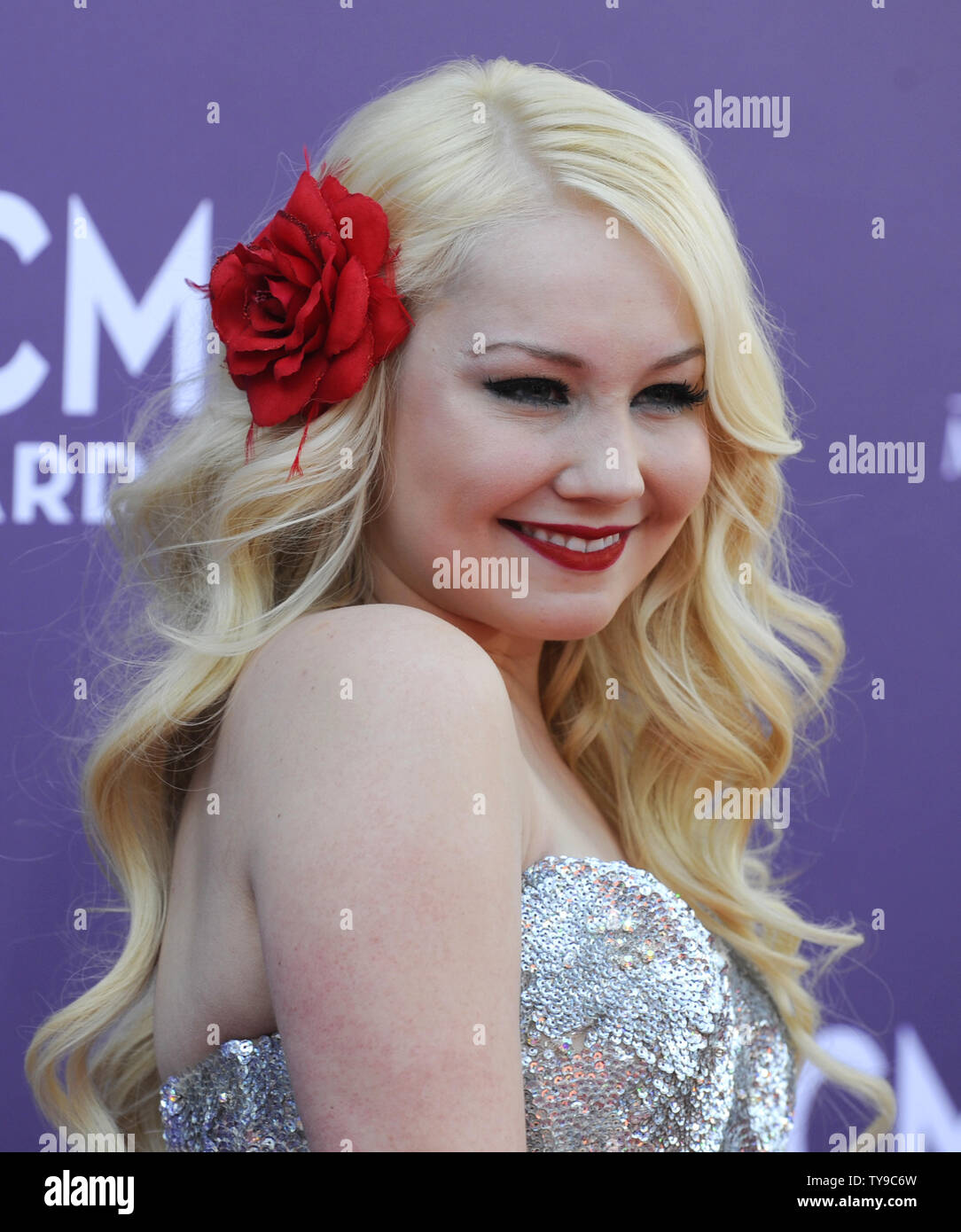 Singer RaeLynn arrives at the 48th annual Academy of Country Music ...