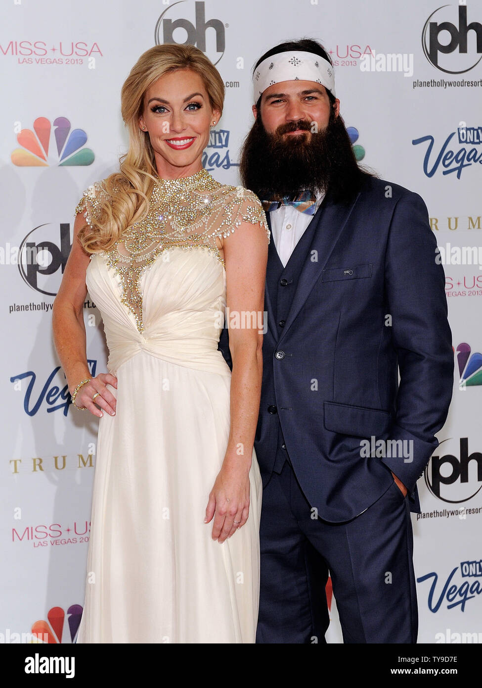 Television personalities Jessica Robertson and Jep Robertson arrive at ...