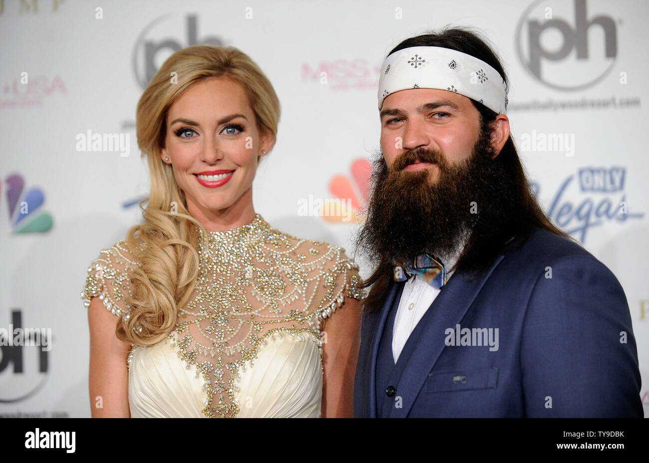 Television personalities Jessica Robertson and Jep Robertson arrive at ...