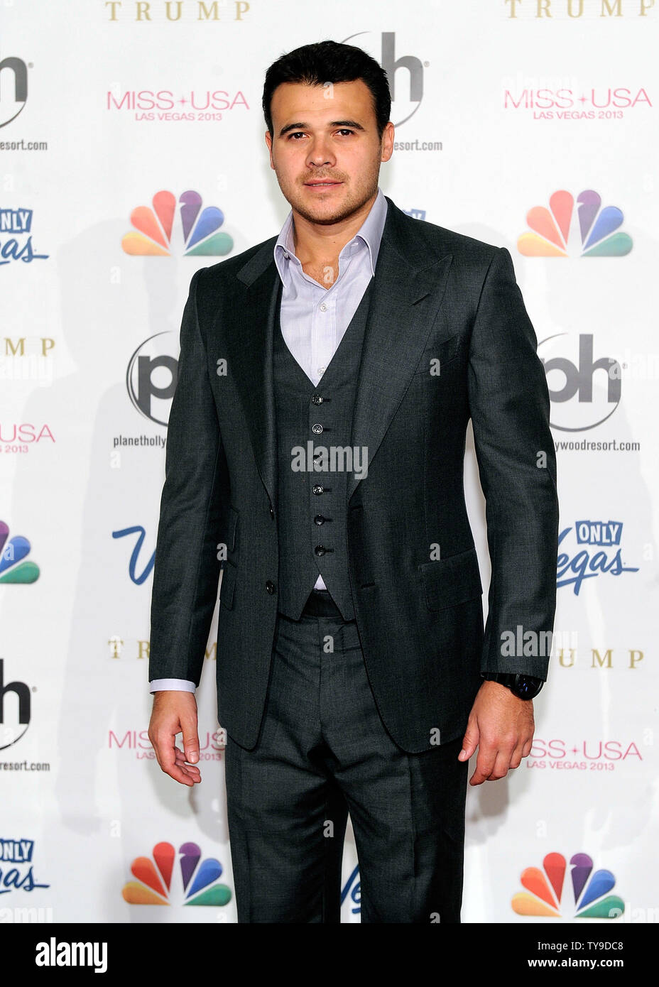 Singer Emin Agalarov arrives at the 2013 Miss USA pageant at Planet ...