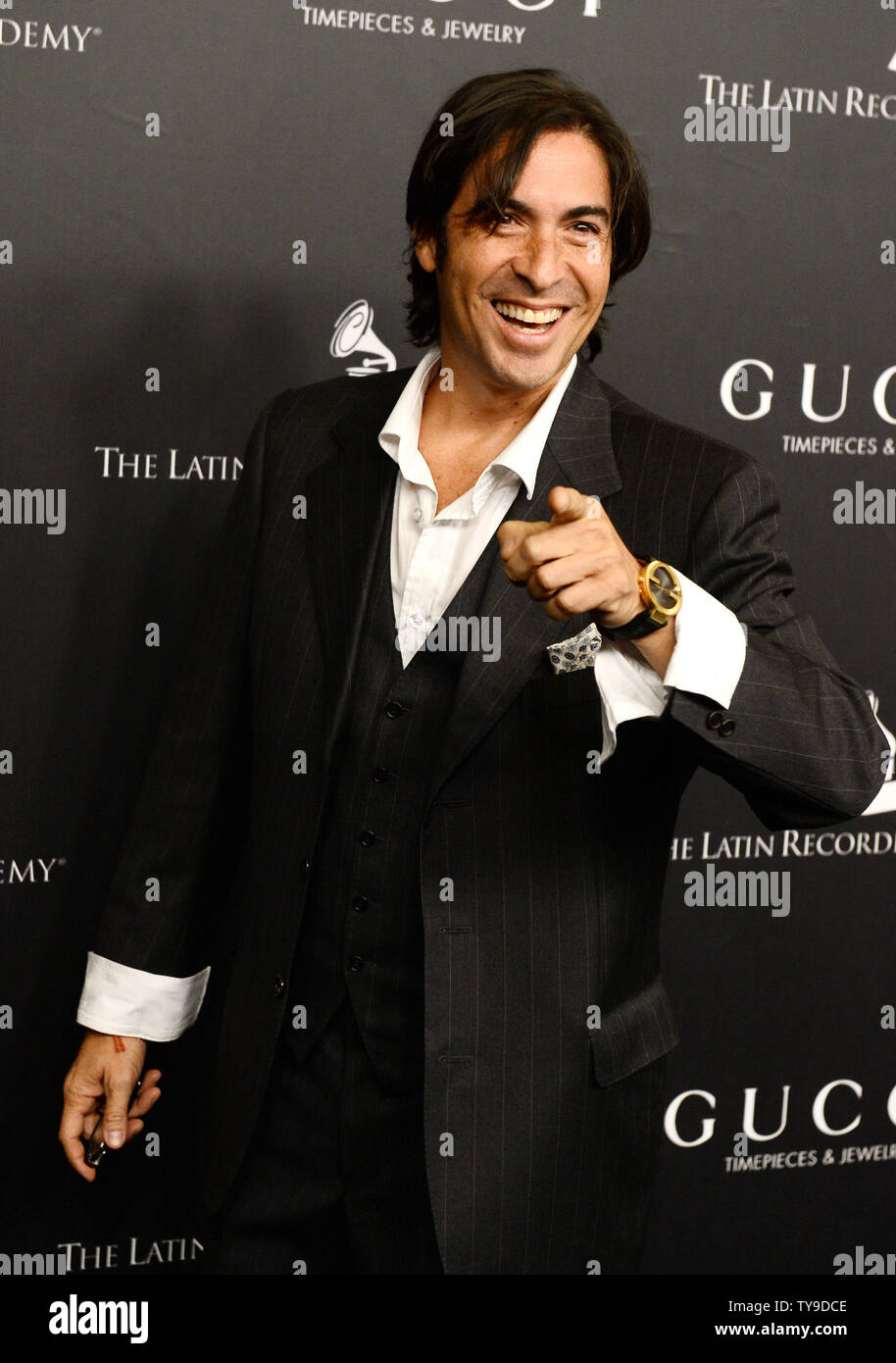 Singer and nominee Jesus Hidalgo arrives for the 2013 Latin Recording ...