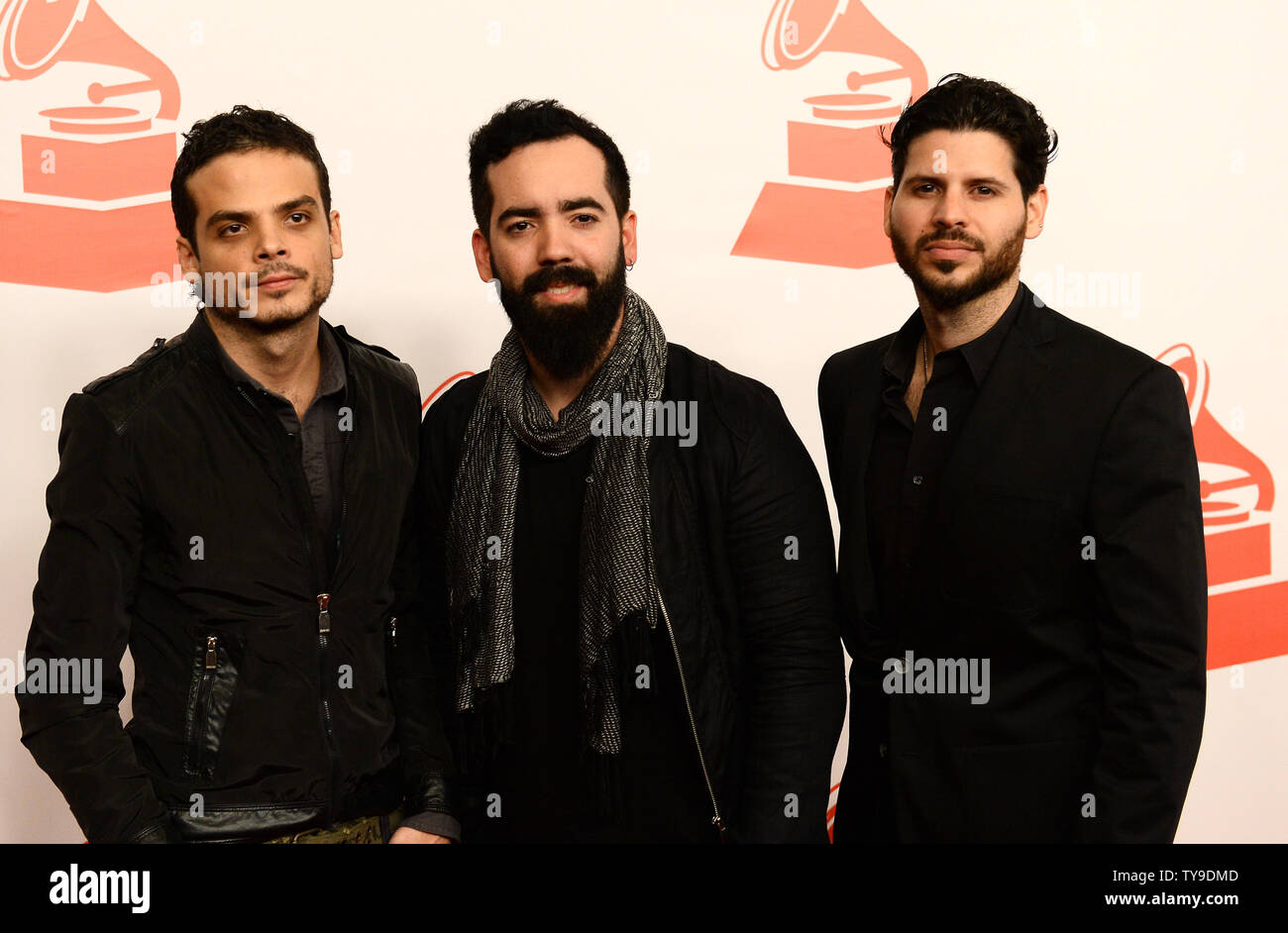 Members of Black Guayaba arrive for the 2013 Latin Recording Academy ...