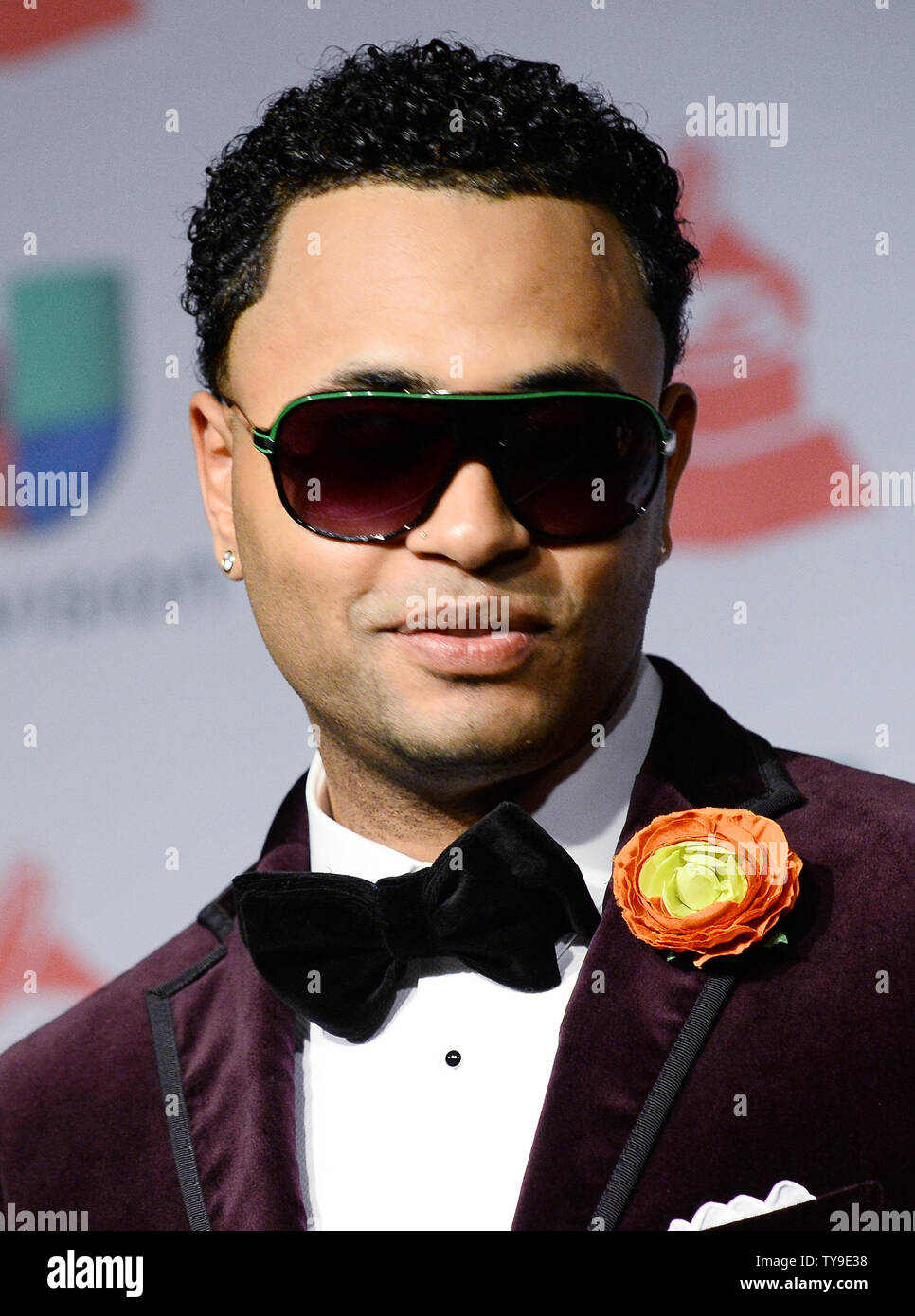 Musician Toby Love appears backstage at the Latin Grammy Awards at the ...