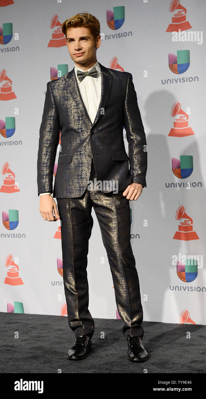 Christian Acosta appears backstage at the Latin Grammy Awards at the ...