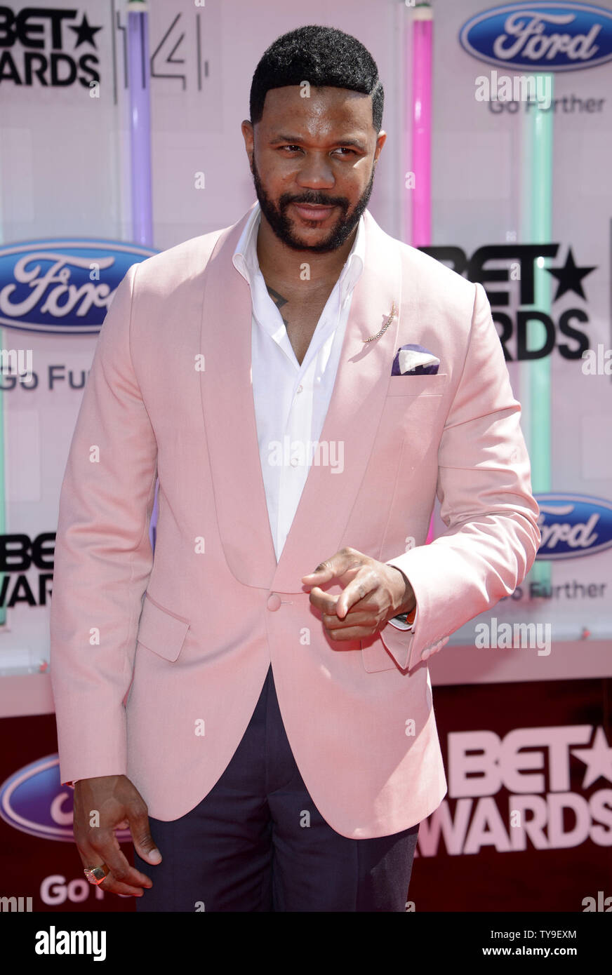 Actor Hosea Chanchez attends the 14th annual BET Awards at Nokia ...