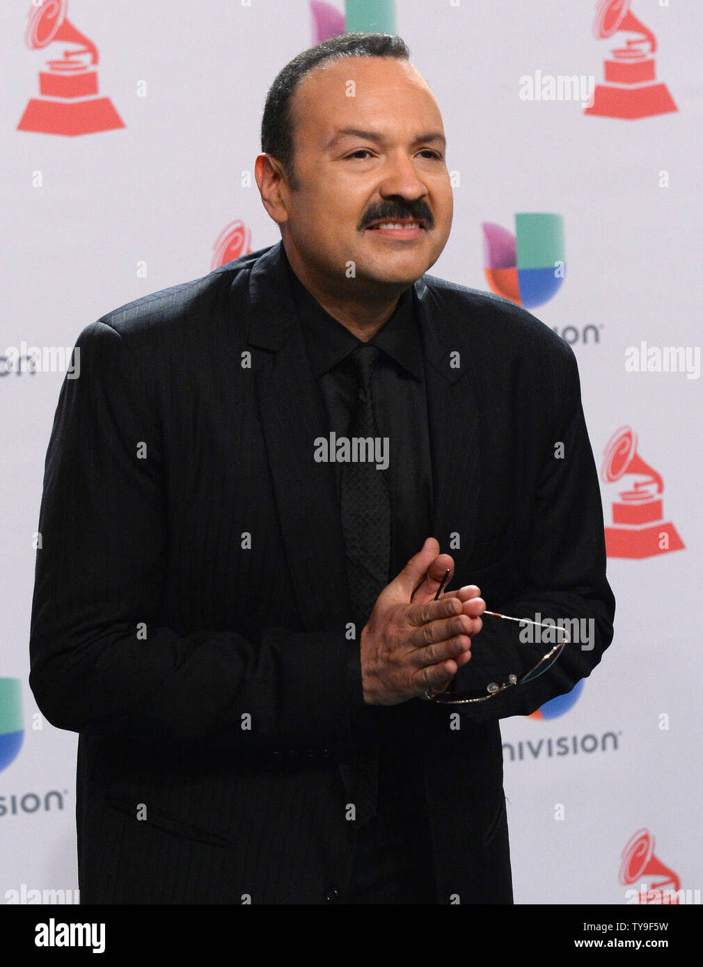 Singer Pepe Aguilar arrives for the 15th annual Latin Grammy Awards at ...
