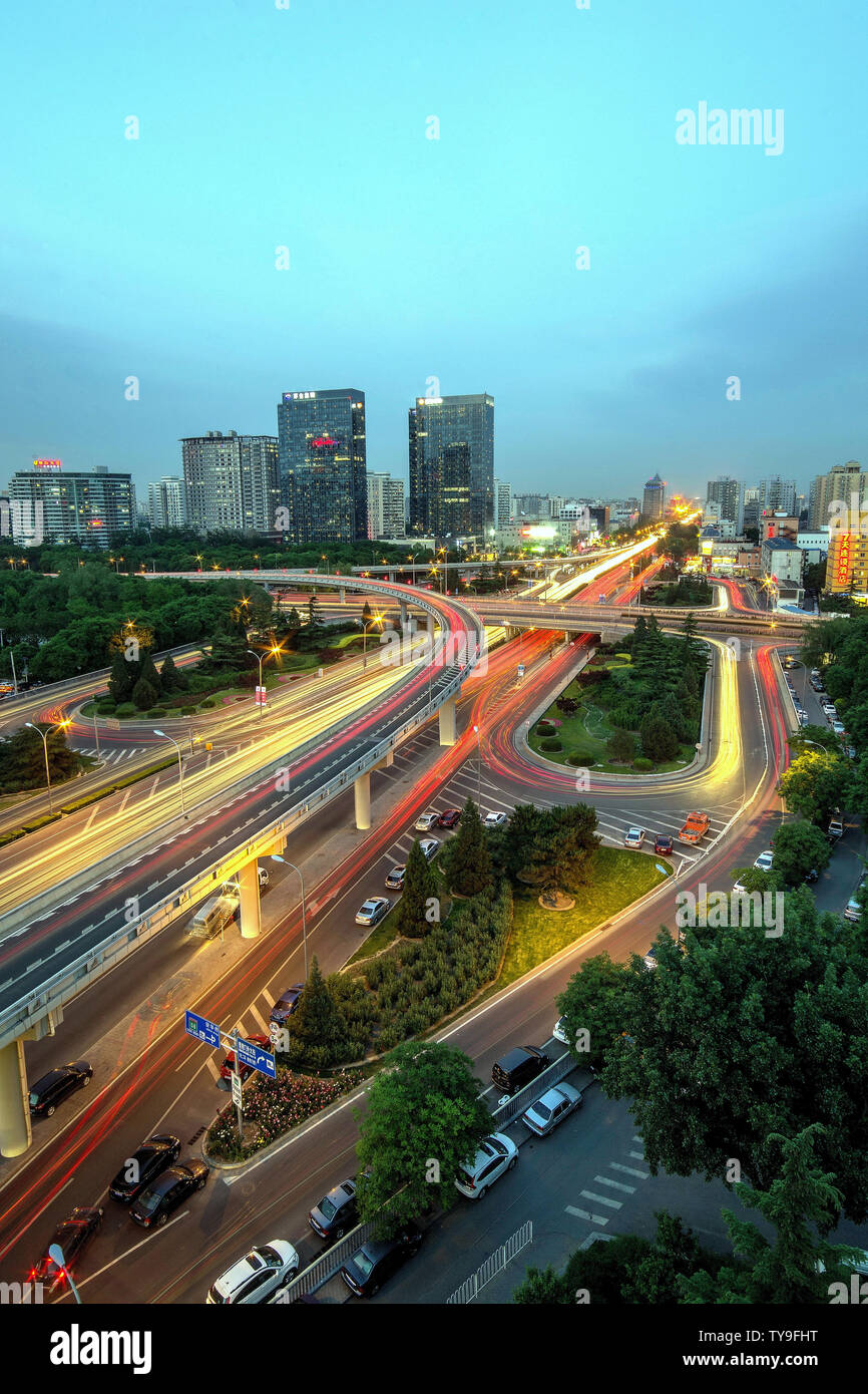 Beijing North Third Ring Madian Bridge, the starting point of Beijing ...