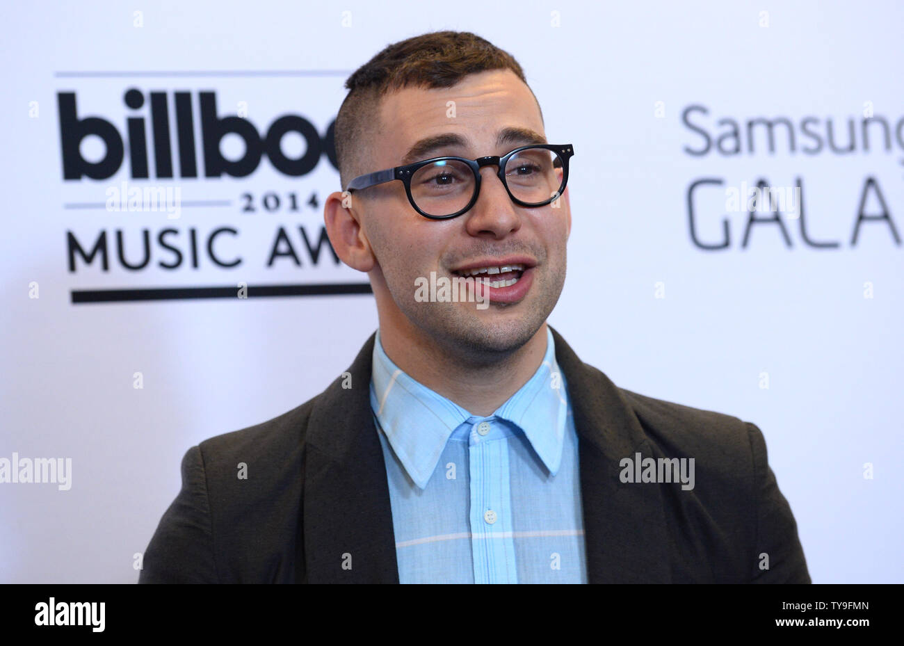 Musician Jack Antonoff appears backstage during the 2014 Billboard ...
