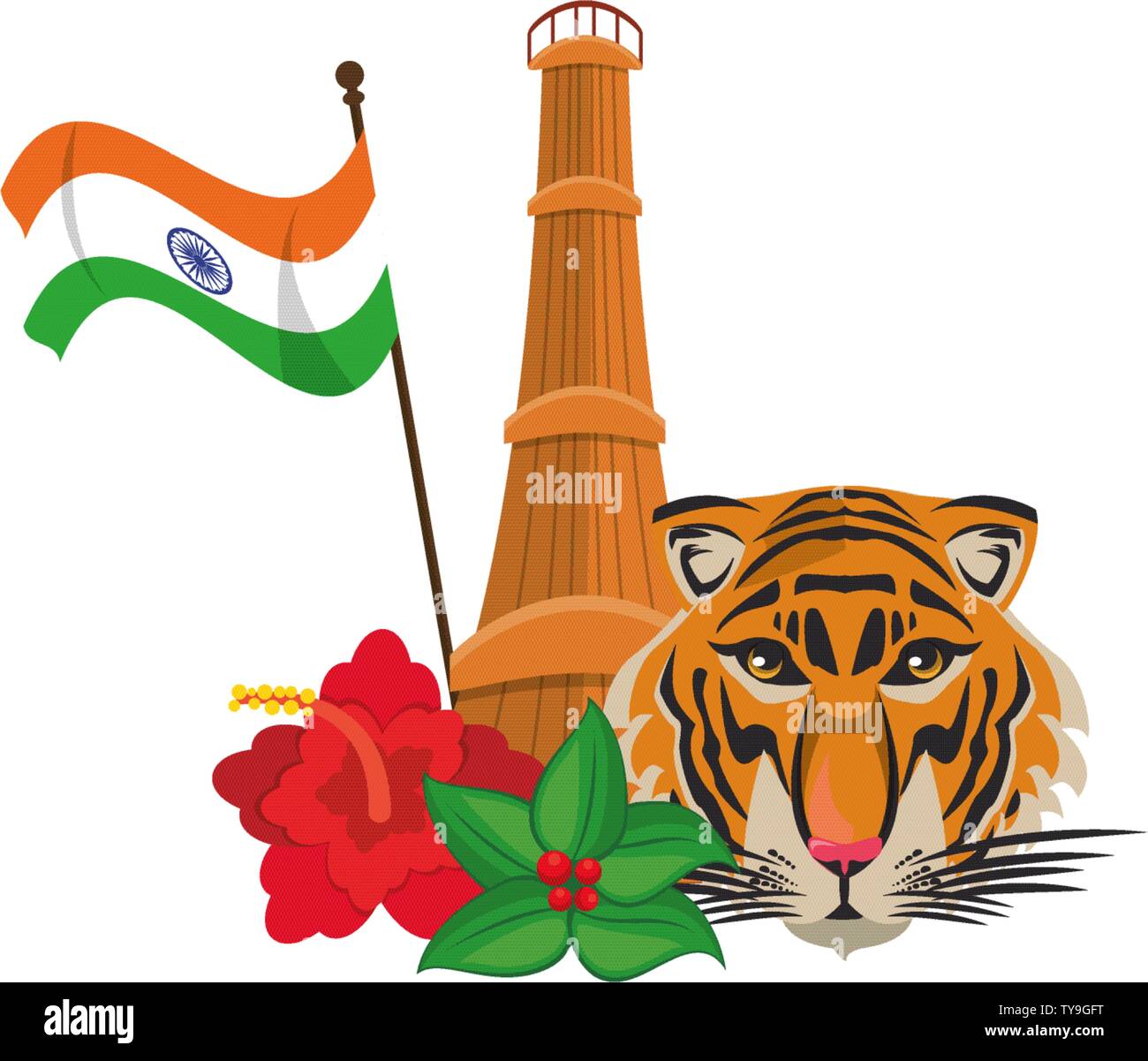 indian building monuments icon cartoon Stock Vector Image & Art - Alamy