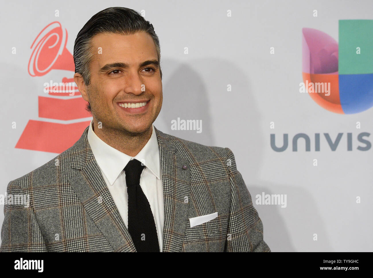 Actor Jaime Camil is seen backstage at the 15th annual Latin Grammy ...