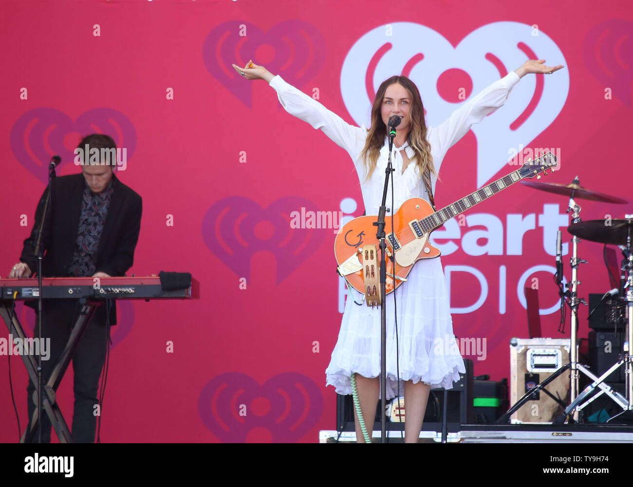 Zella day iheartradio music festival village hi-res stock photography ...