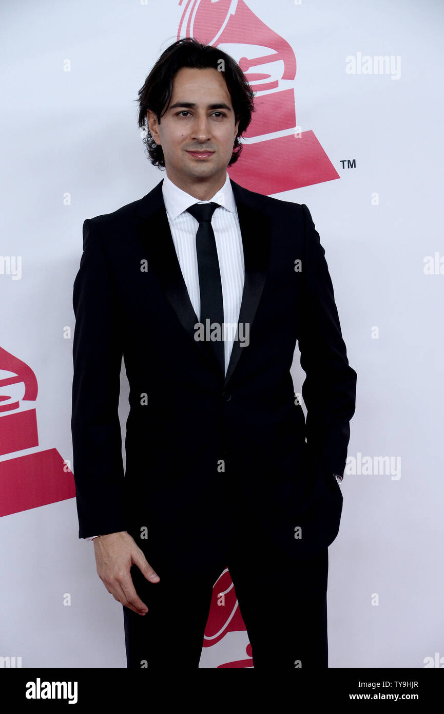 Enrique Arbelaez of XL Alliance arrives for the Latin Recording Academy ...