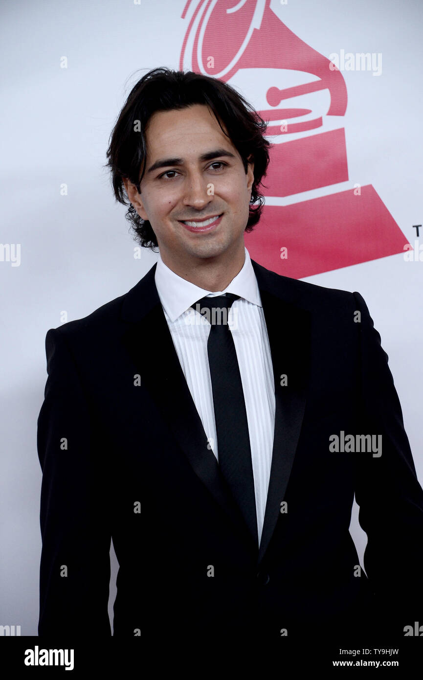 Enrique Arbelaez of XL Alliance arrives for the Latin Recording Academy ...