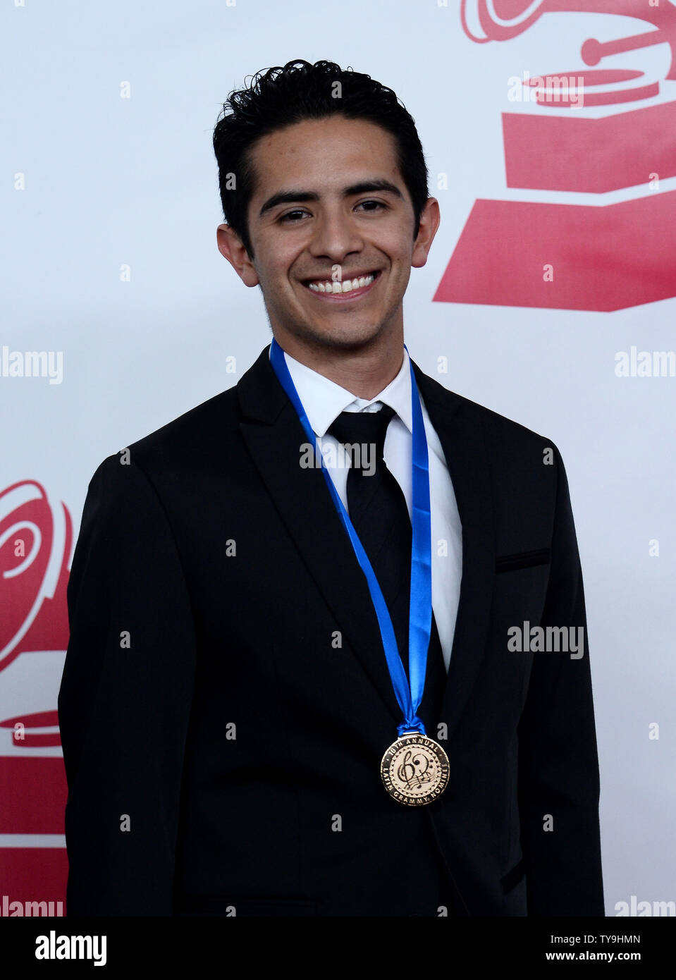 Andres Borda arrives for the Latin Recording Academy Person of the Year ...