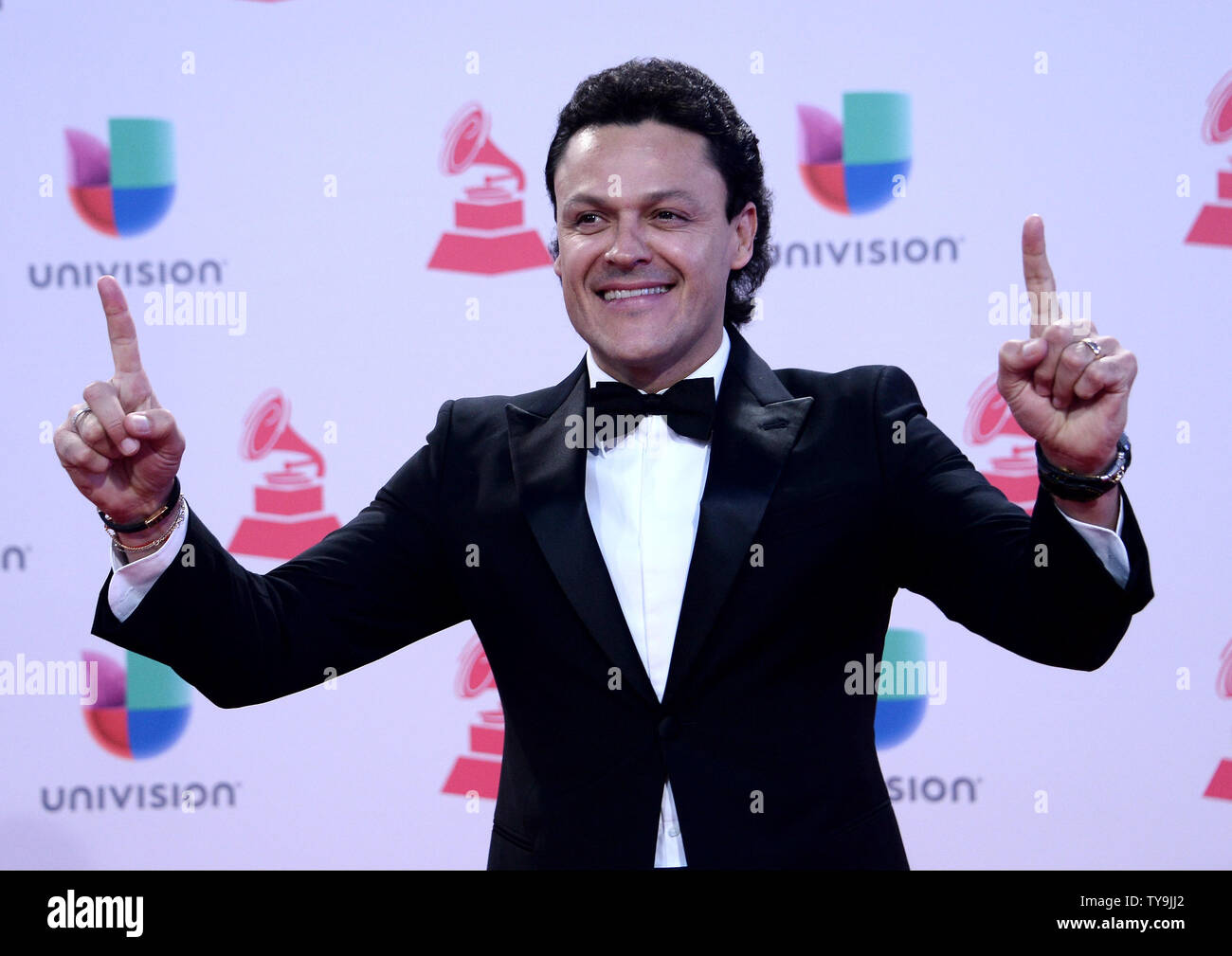 Pedro Fernandez arrives for the 16th Annual Latin Grammy Awards at the ...
