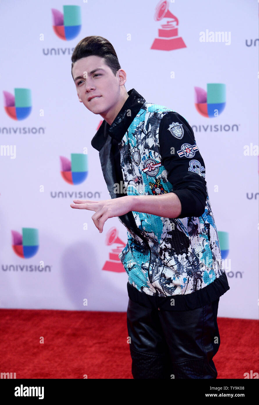 Jeloz arrives for the 16th Annual Latin Grammy Awards at the MGM Grand ...