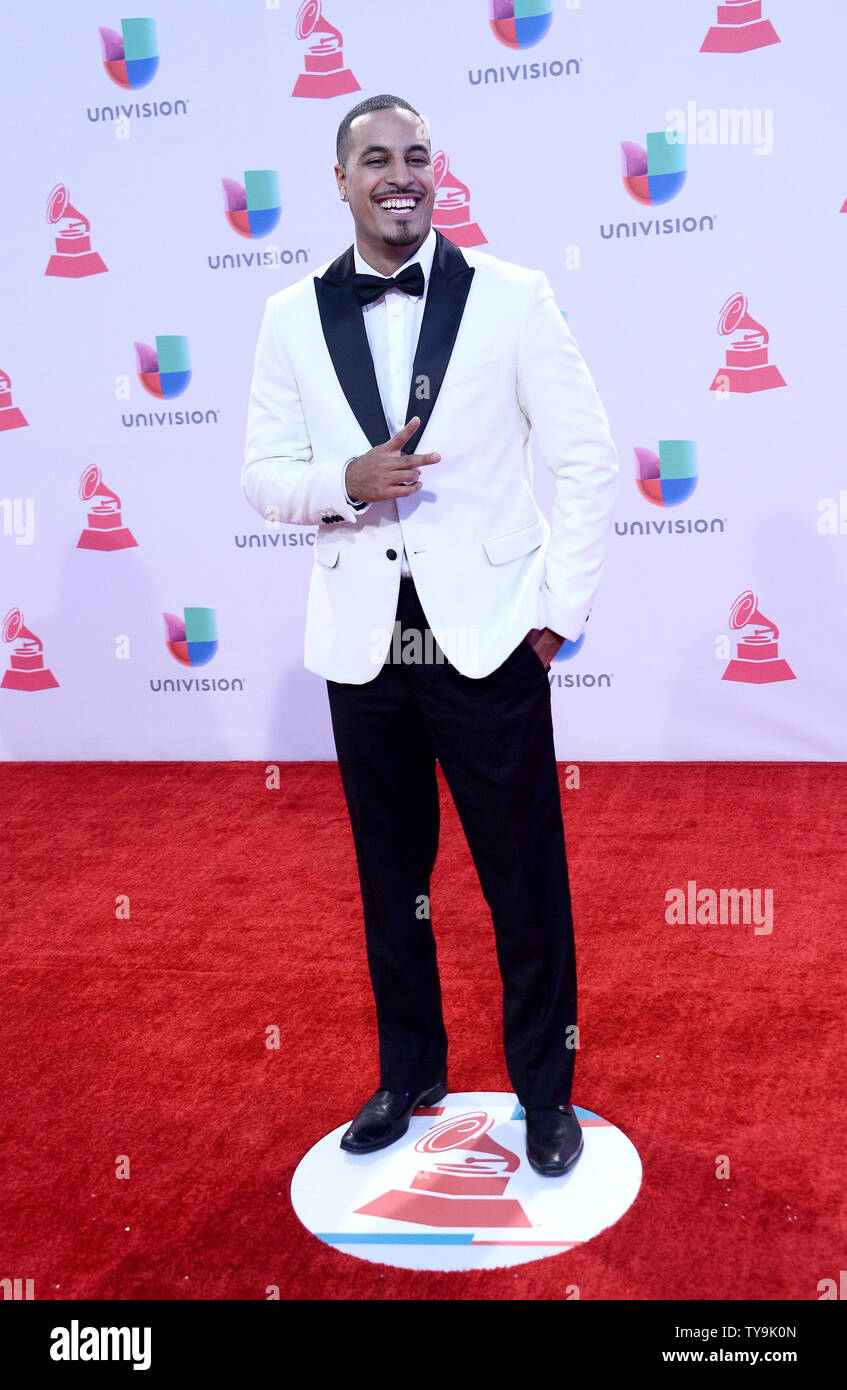 Jason Cerda arrives for the 16th Annual Latin Grammy Awards at the MGM ...