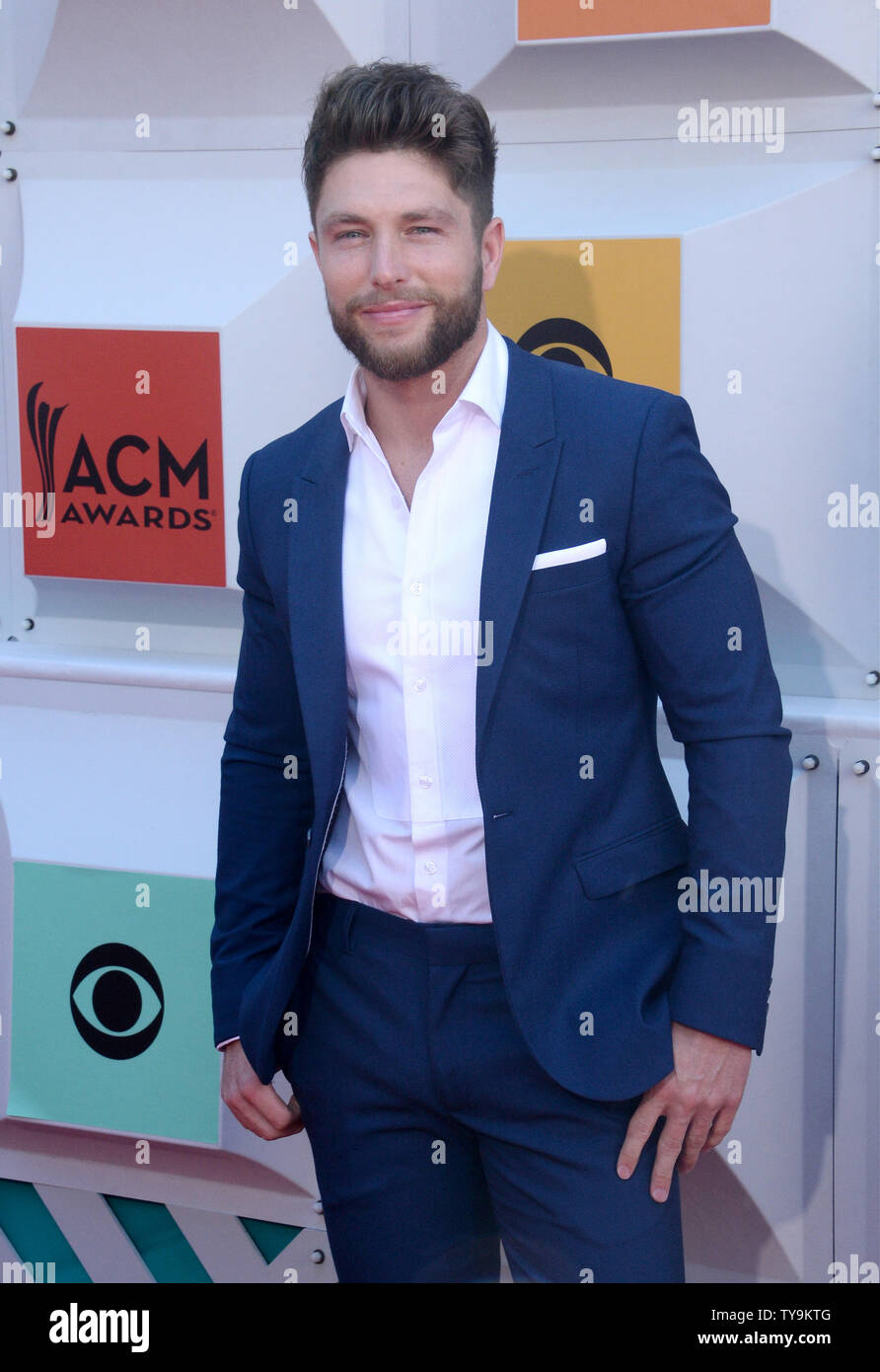 Singer Chris Lane attends the 51st annual Academy of Country Music ...