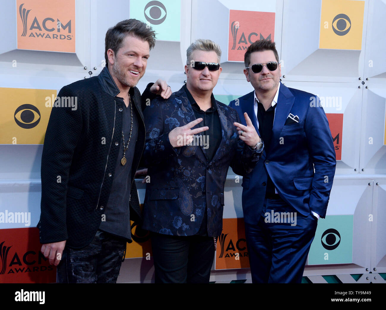 (L-R) Recording artists Joe Don Rooney, Gary LeVox and Jay DeMarcus of ...
