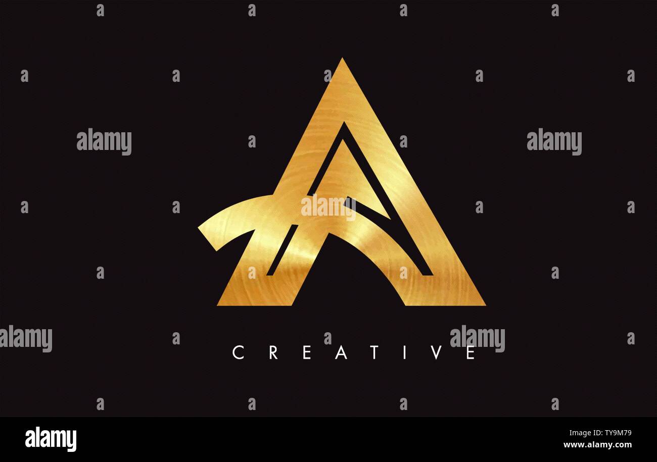 A Letter Design Logo. Letter A Icon Logo with Modern Swoosh vector ...