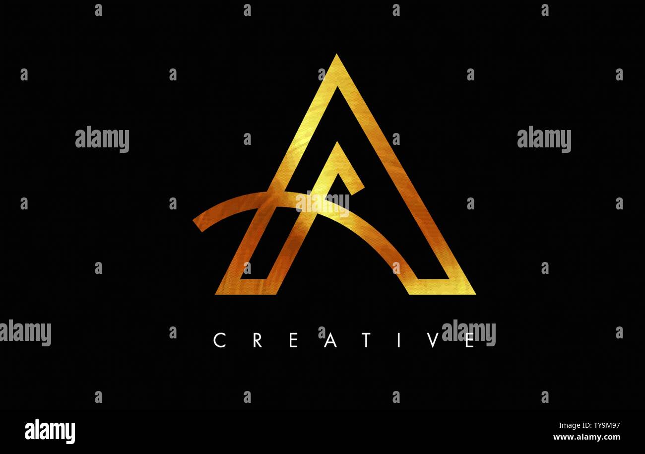 A Letter Design Logo. Letter A Icon Logo with Modern Swoosh vector ...