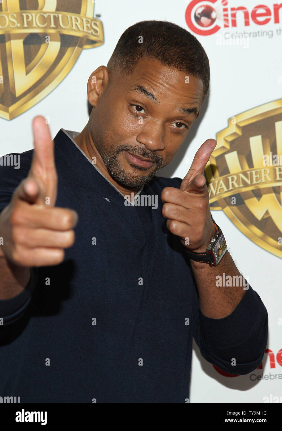 Will Smith arrives for the Warner Bros. Pictures Presentation at ...