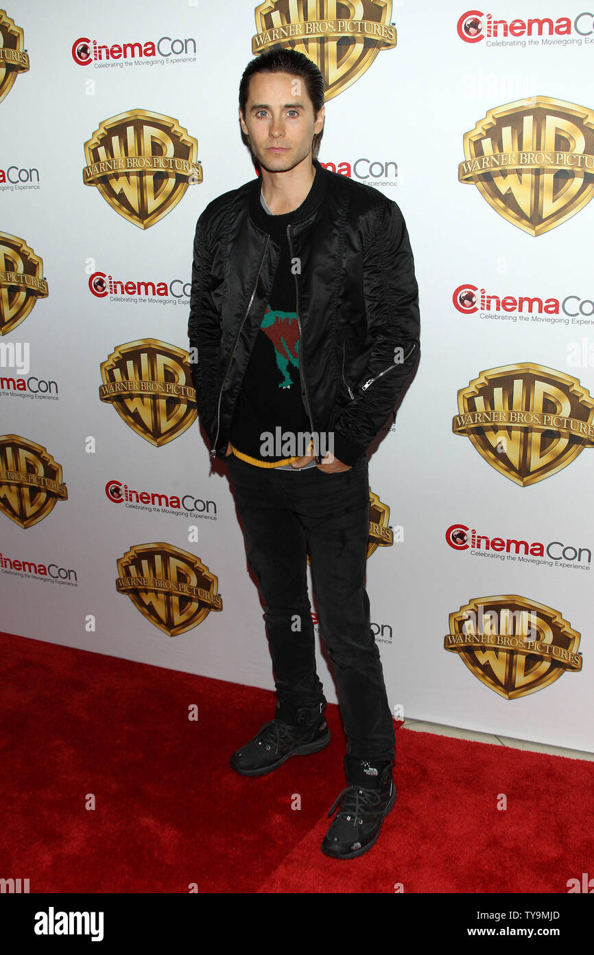 Jared Leto arrives for the Warner Bros. Pictures Presentation at ...
