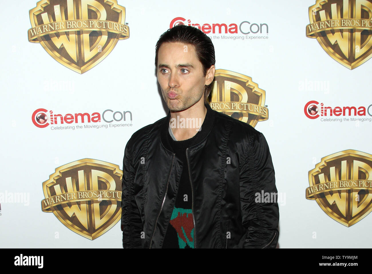 Jared Leto arrives for the Warner Bros. Pictures Presentation at ...