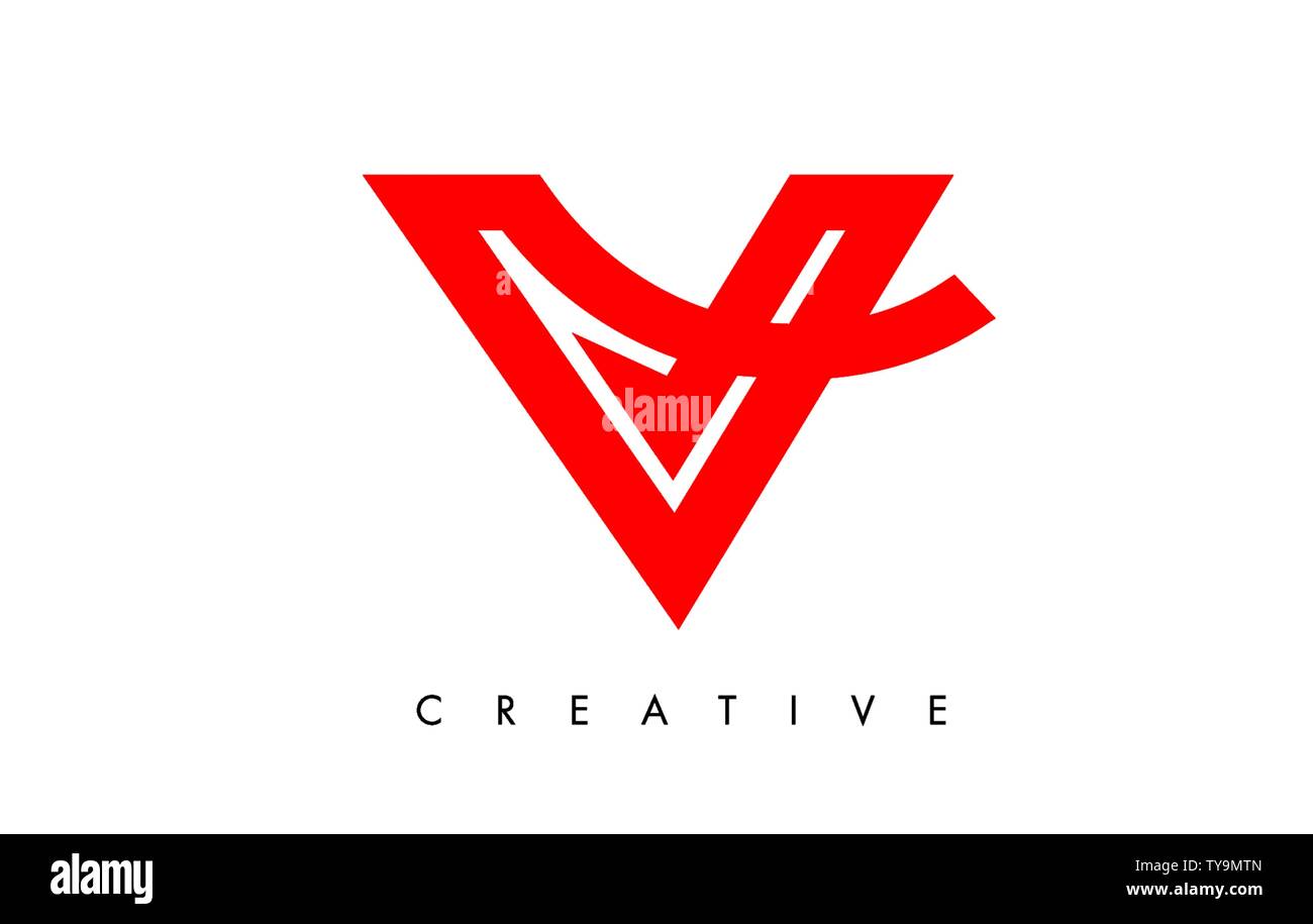 V Letter Design Logo. Letter V Icon Logo with Modern Swoosh vector ...