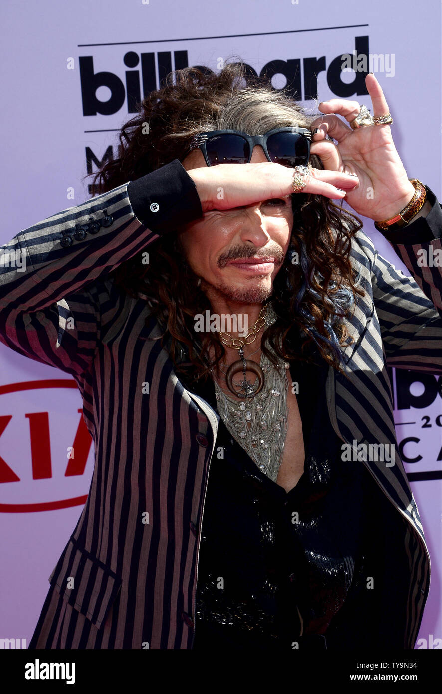 Singer Steven Tyler attends the annual Billboard Music Awards held at T ...