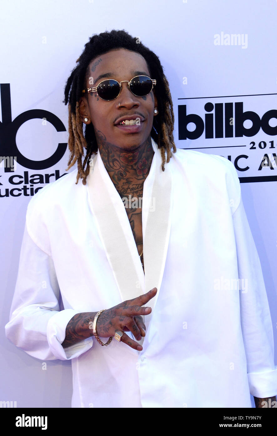 Singer Wiz Khalifa attends the annual Billboard Music Awards held at T ...