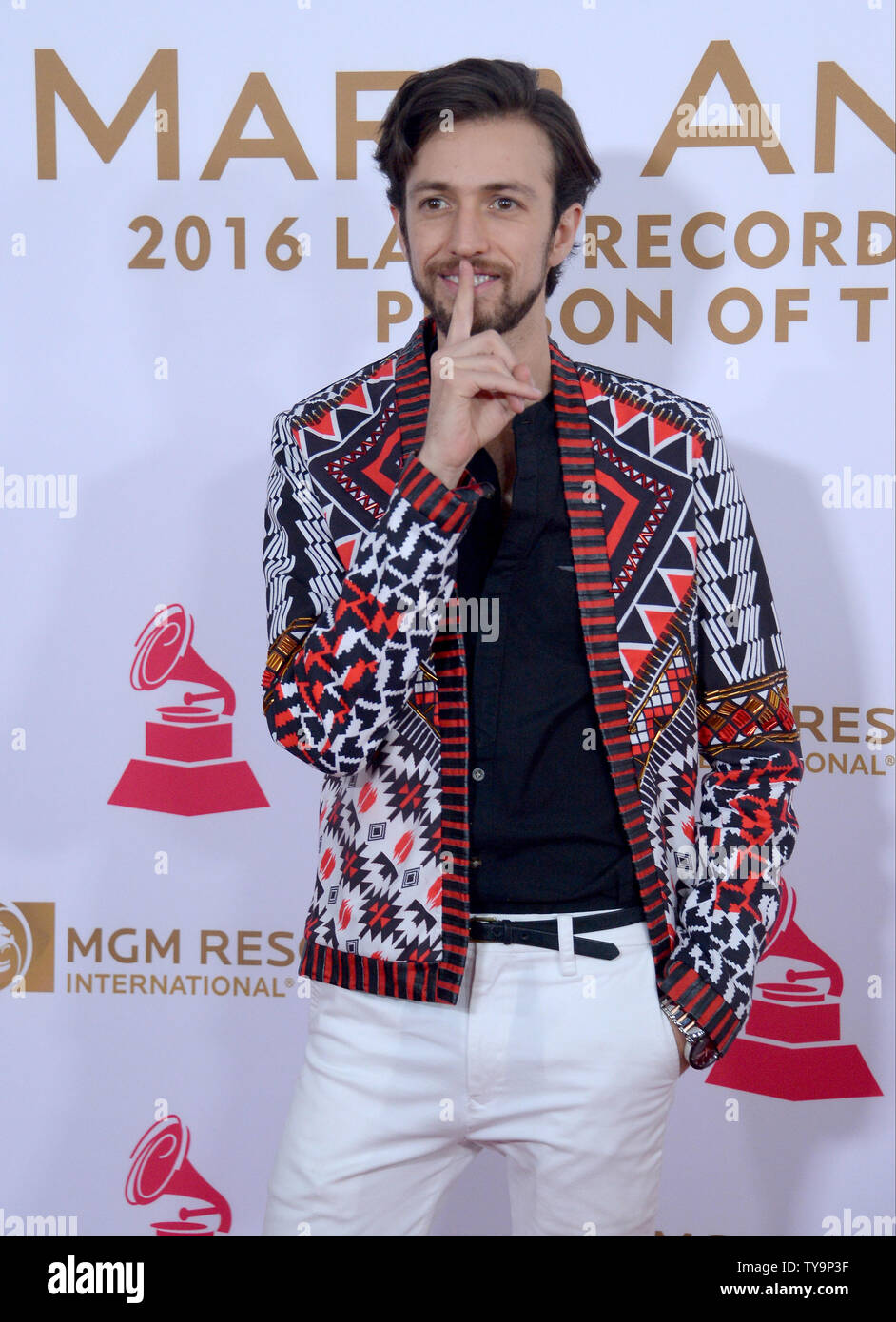 Recording artist Esteman attends the Latin Grammy Person of the Year ...