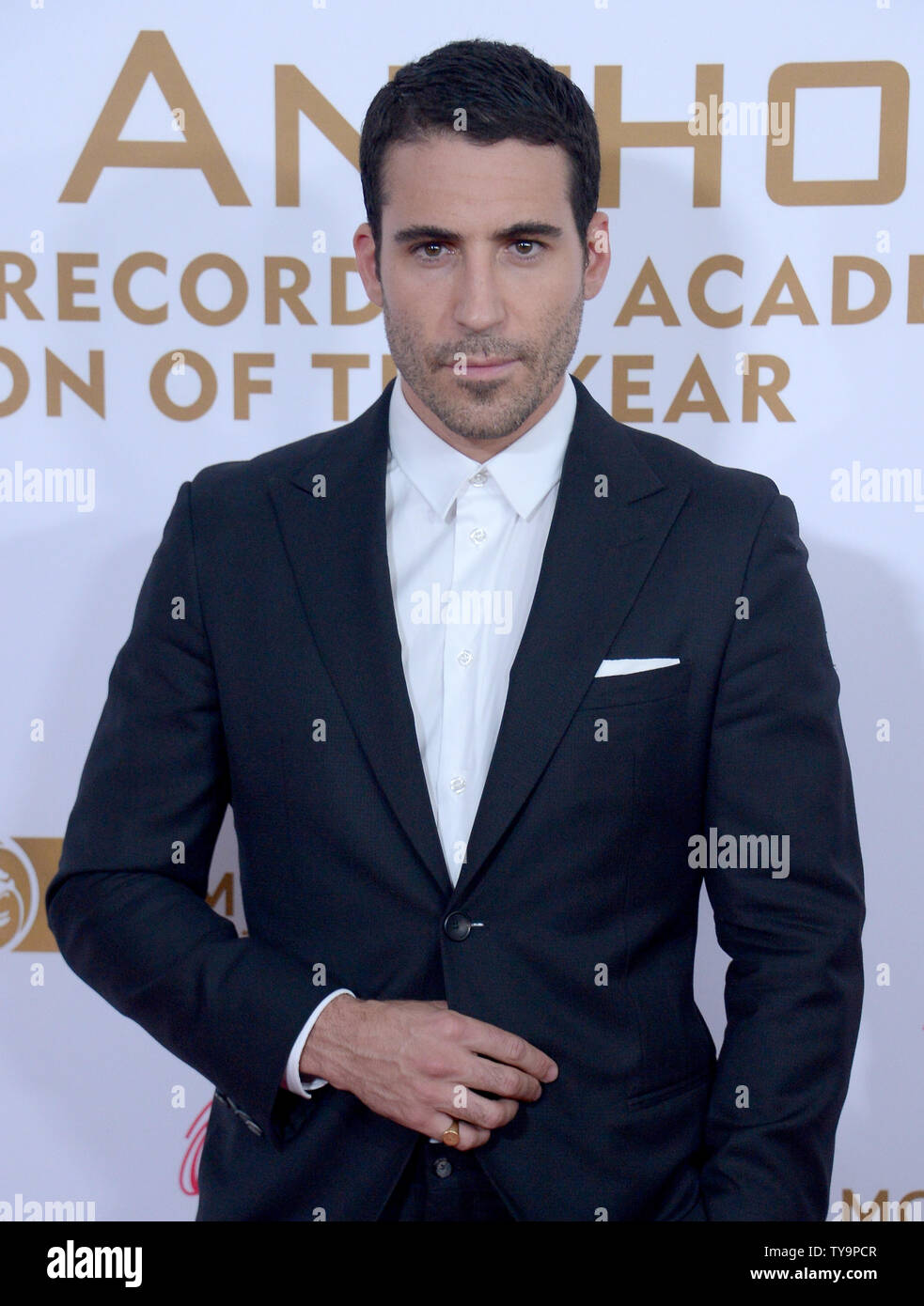 Actor Miguel Angel Silvestre attends the Latin Grammy Person of the ...