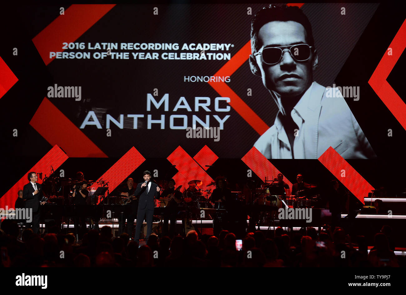 Recording artist Ricky Martin speaks onstage during the Latin Grammy ...