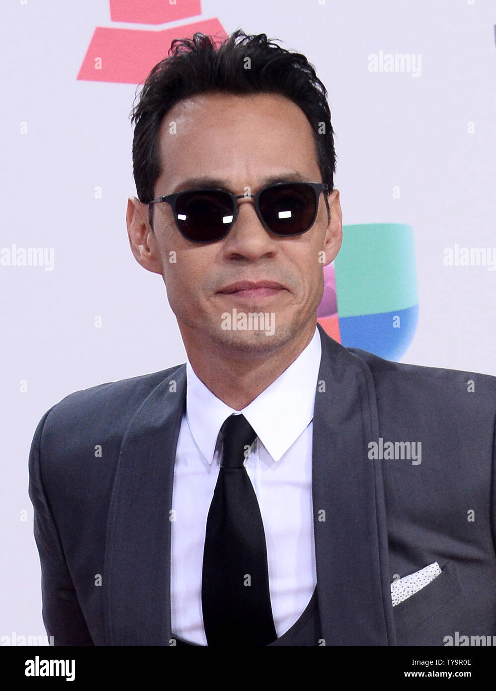 Singer Marc Anthony arrives on the red carpet for the 17th annual Latin ...