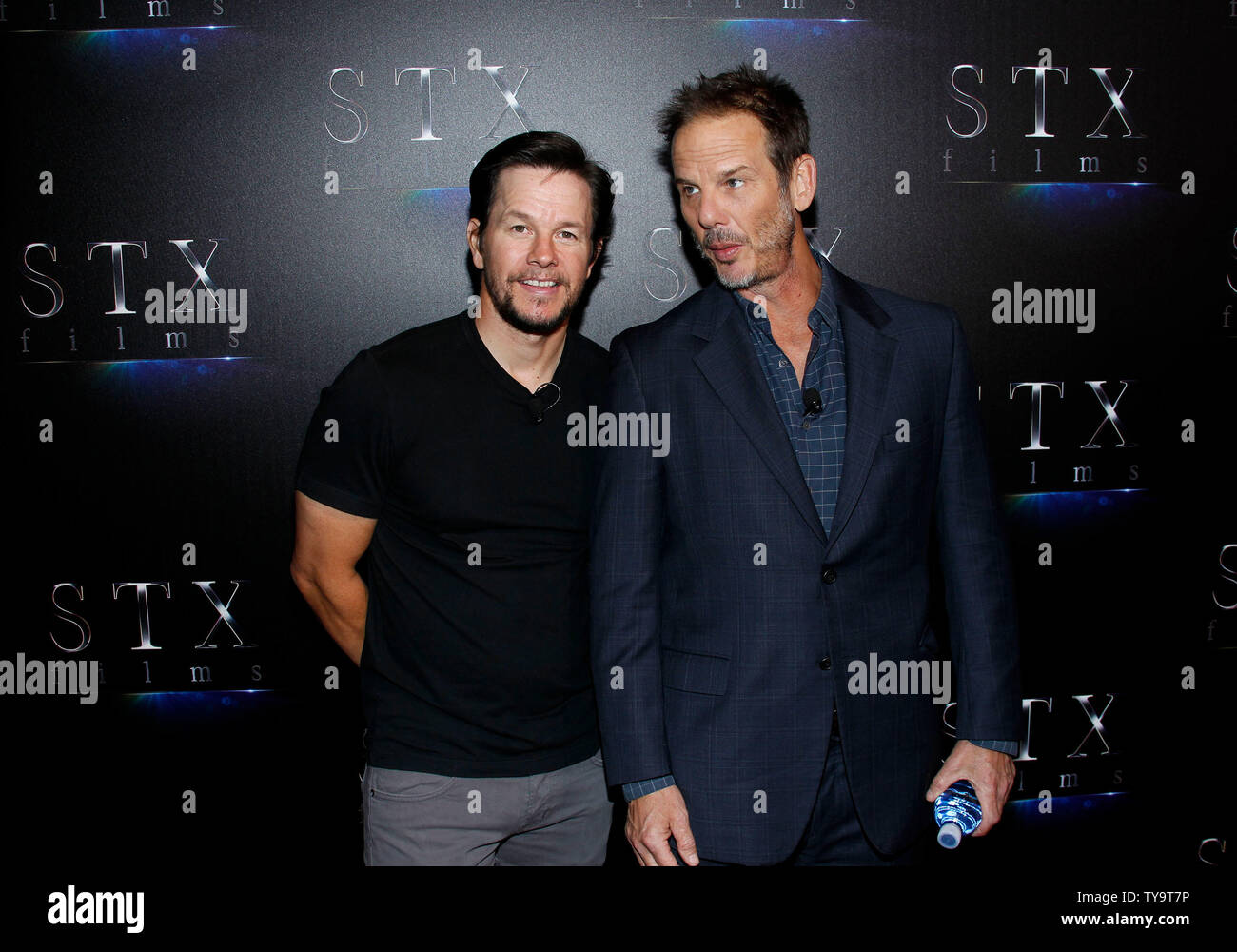 Actor Mark Wahlberg and director Peter Berg arrive for the STXfilms ...